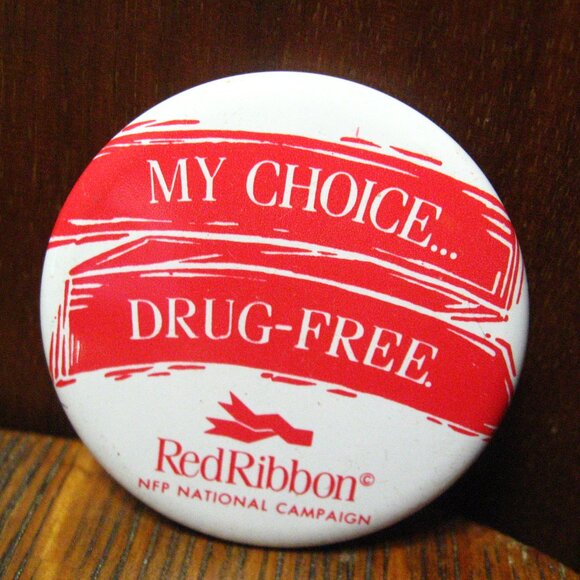 Red Ribbon Drug Free | Accessories | Red Ribbon Drug Free My Choice ...